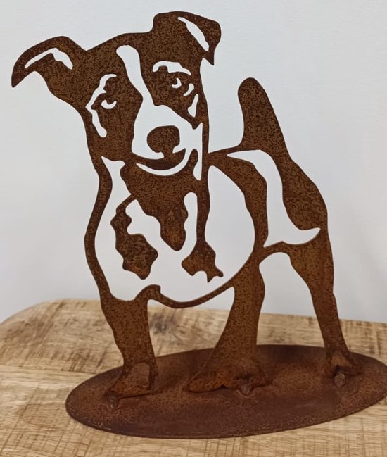Dream-Garden Tuinbeeld Jacky de Jack Russel -B20 x H27cm | bol