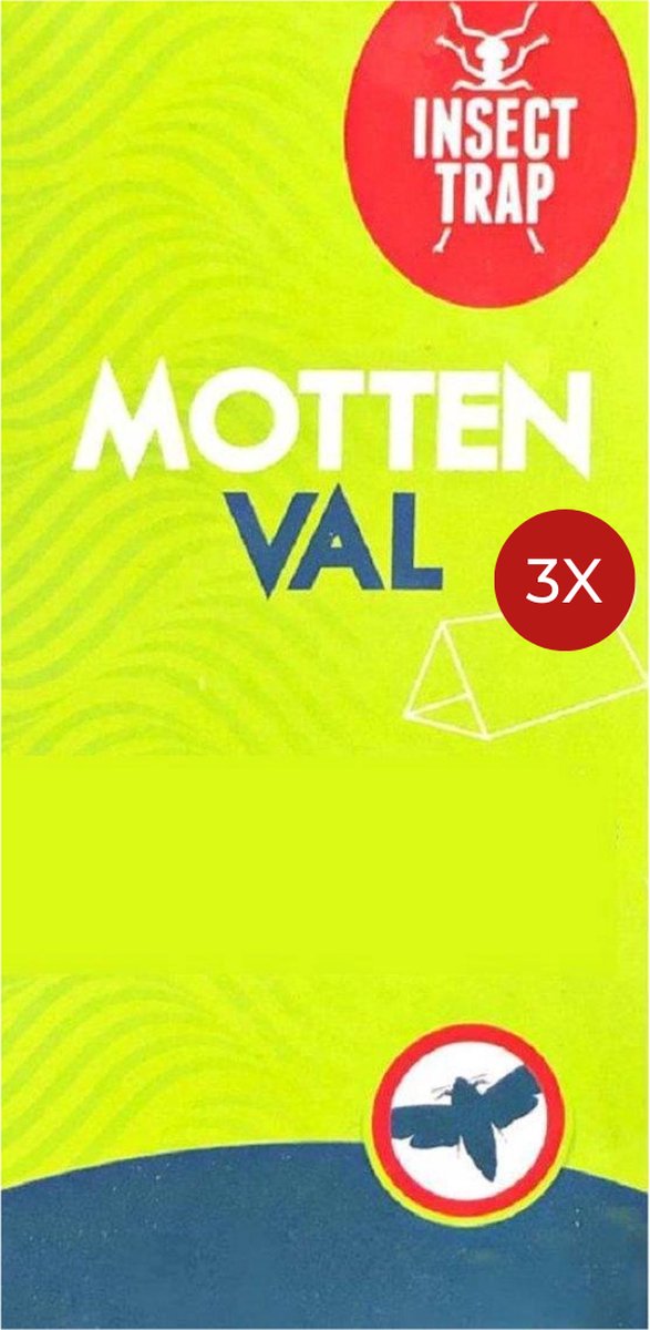 Insect Trap Mottenvallen - 3 Stuks | bol