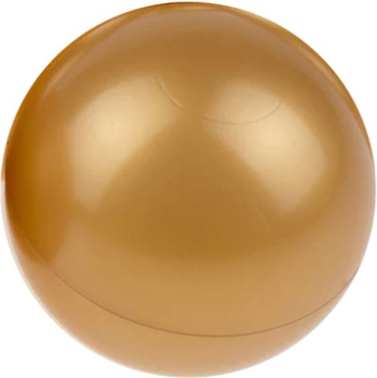 50 Ballenbak ballen Kidsdouche Ø 7 cm - Goud - Gouden ballenbad bal ...