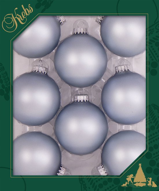 Bellatio Decorations Kerstballen - 8st - glazen - starlight velvet ...