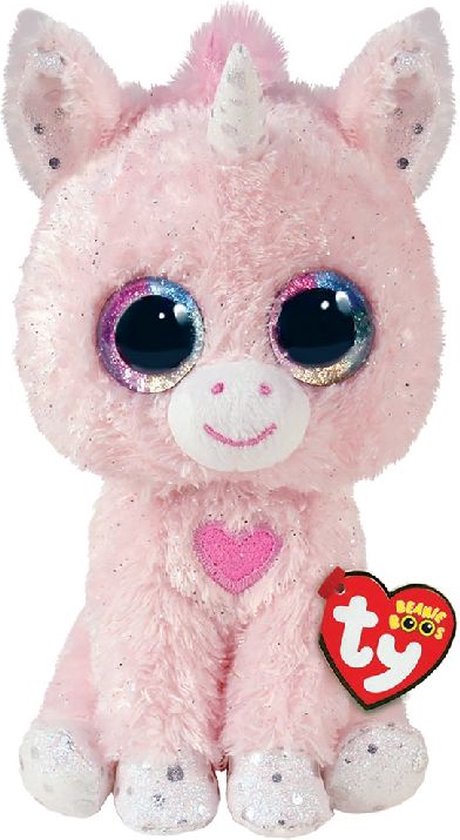 Ty Beanie Boo's Pink Snookie Unicorn 15cm | bol