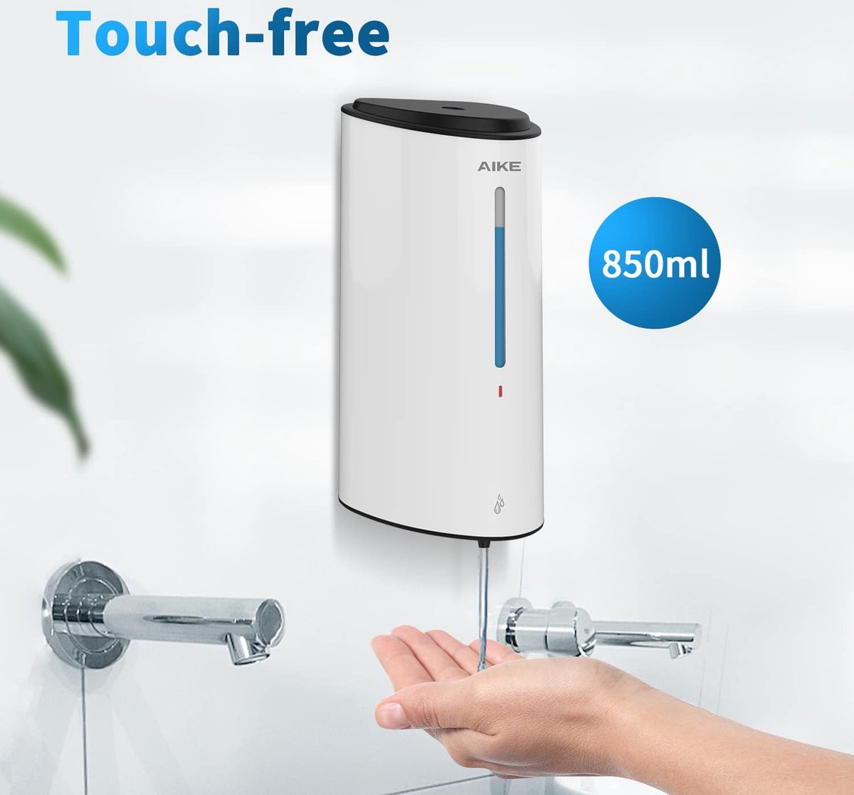 Automatische Zeepdispenser – Elektrische Zeepdispenser - No Touch Zeep ...