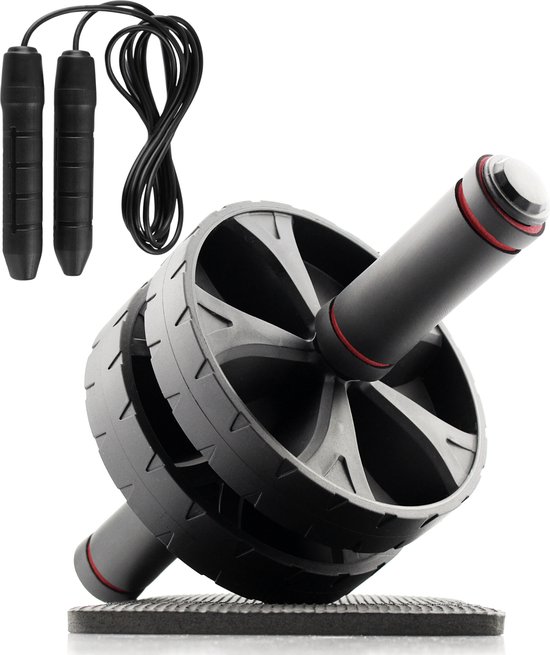 Ab wheel met Springtouw - Ab roller - Buikspiertrainers - Buikspieren ...