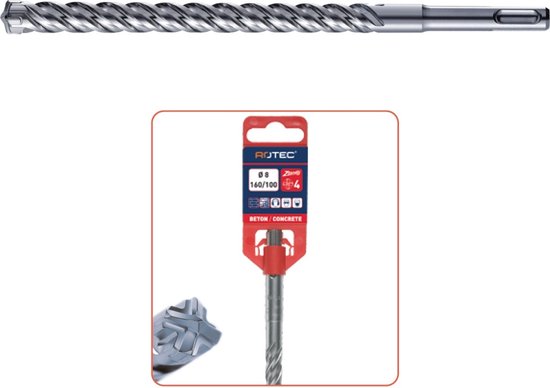 SDS-plus QUATTRO-X Hamerboor 4-Snijder 20x400/450mm - 202.2003 | bol