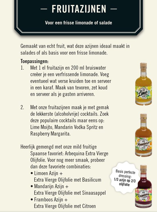 Oil & Vinegar | Limoen Azijn - Bereid met Limoenen - Limoensap - Intens ...