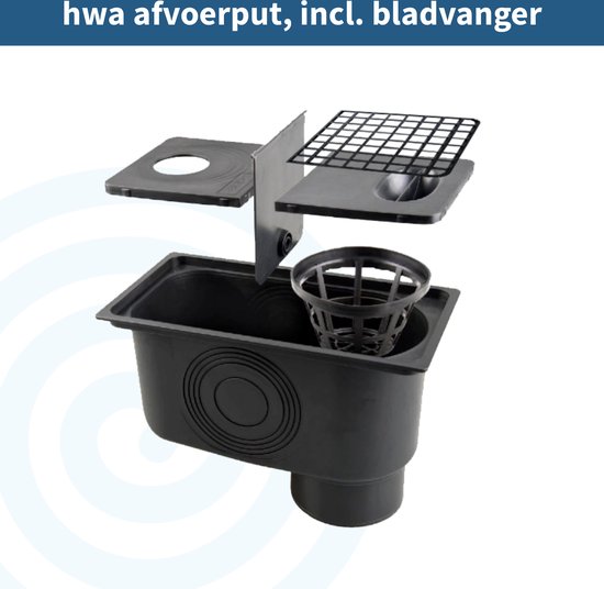 HWA Afvoerput - Inclusief bladvanger - Voorkomt verstoppingen | bol