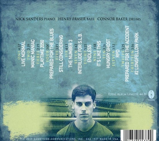 Nick Sanders Trio - Playtime 2050 (CD), Nick Sanders Trio | Muziek | bol