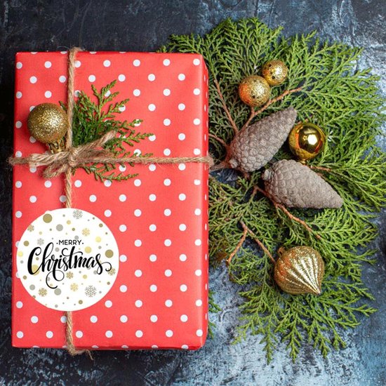 Kerst Sluitzegels - 15 Mooie Cadeau Stickers Kerstmis - Cadeaustickers ...