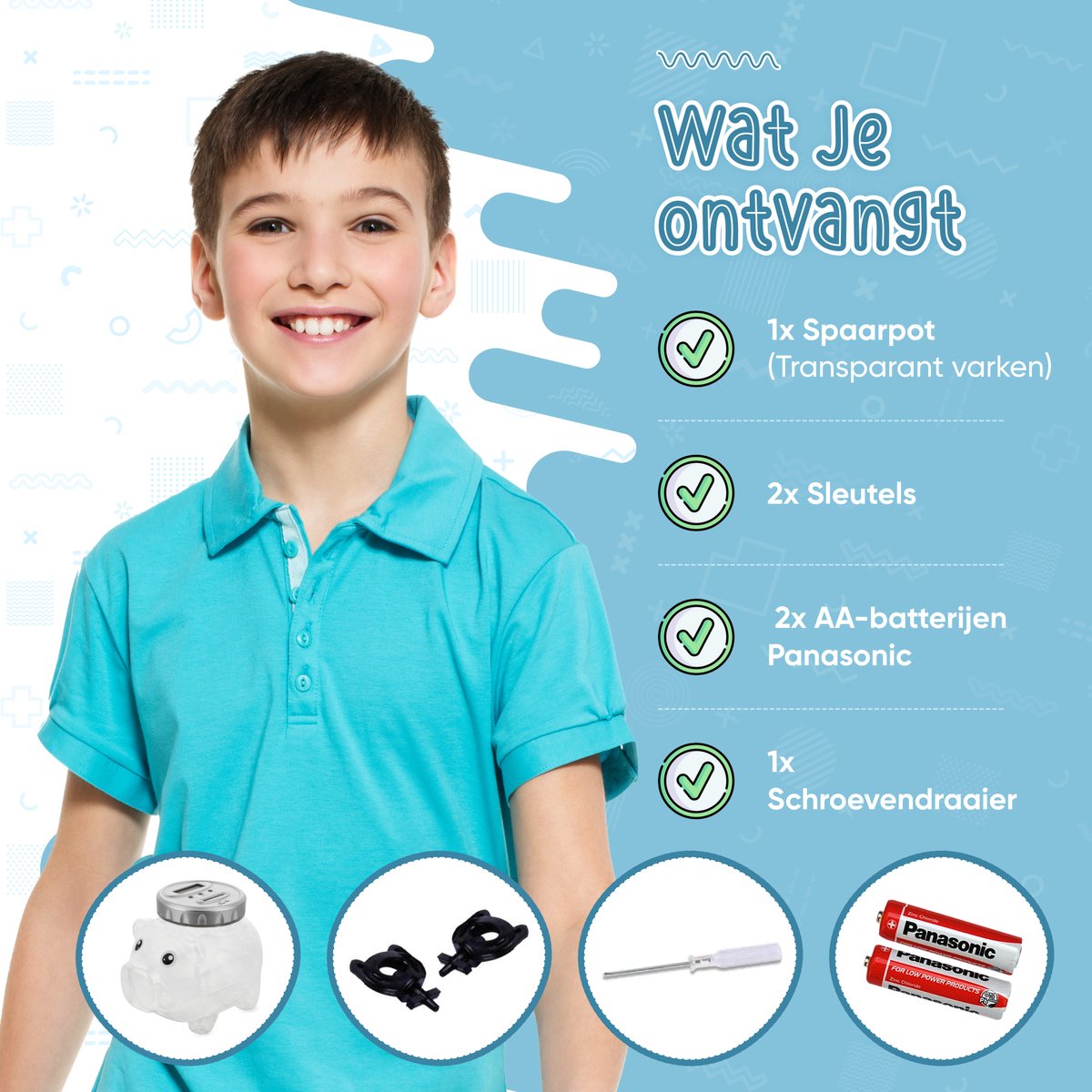 !NIEUW! Huntex Digitale Spaarpot Transparant Big Met Muntenteller - 1,75 Liter -... | bol.com