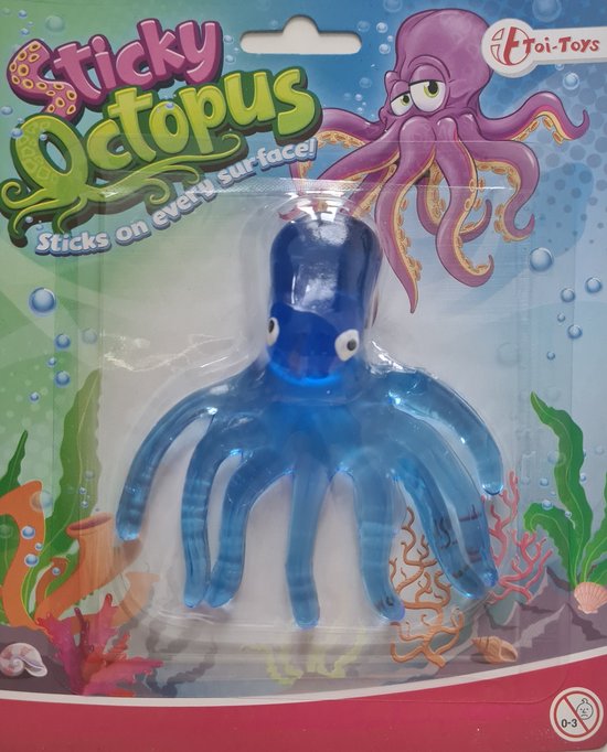 Speelslijm Octopus blauw - Slime - Slijm - Octopus blauwe slijm ...