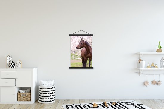 Posterhanger incl. Poster 60x90 cm - Schoolplaat - Paard - Sakura - Halster -... | bol