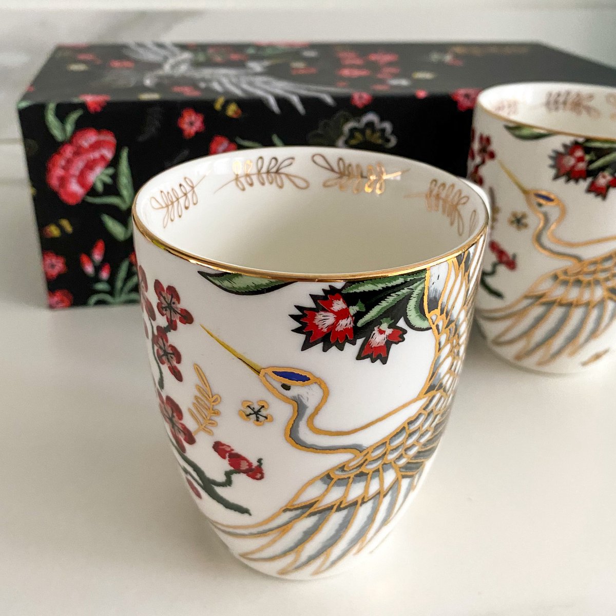 Tokyo Design Studio - Mythical Crane mokken set - 2 stuks - 380ml - in ...