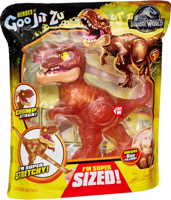Heroes of Goo Jit Zu Jurassic World grande figurine dinosaure Supagoo T ...