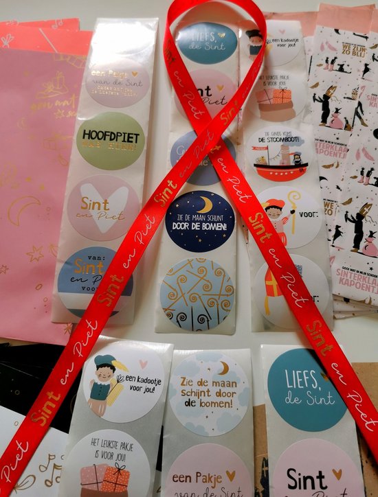 Famkez - Sinterklaas - Sint- cadeauzakjes - inpakzakjes - kadozakjes ...