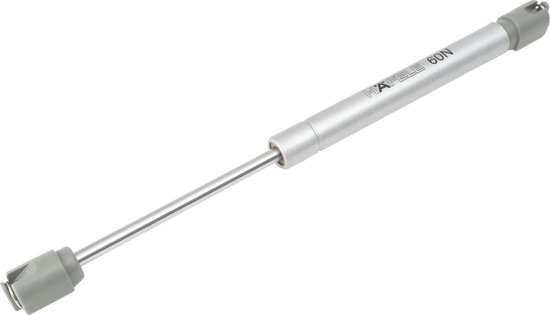 Gasdrukveer 245 mm, voor kleppen van hout of met aluminium kader 60N | bol