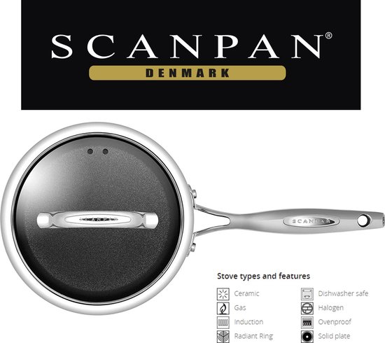 Scanpan HaptIQ Steelpan 18 cm 2.5L - Inductie | bol