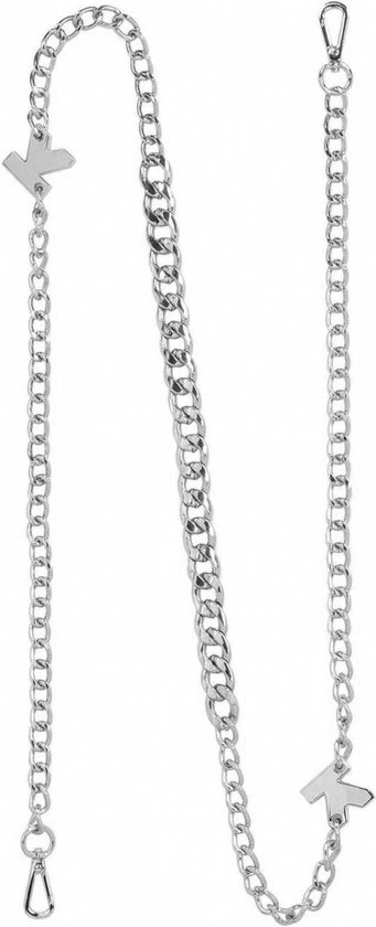 Elegante zilveren ketting voor de tas | bol