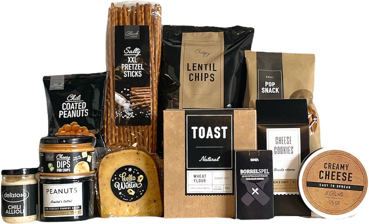 Kerstpakket Chill - kerst - kerstpakket - kerst cadeau - borrelpakket ...