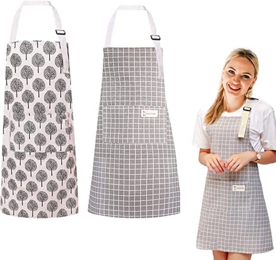 Keukenschort Set – Keuken Textiel Accessiores – Kitchen Apron – Chefs ...