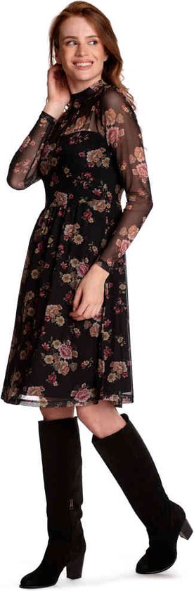Vive Maria Korte jurk -S- Barock Flower Zwart | bol