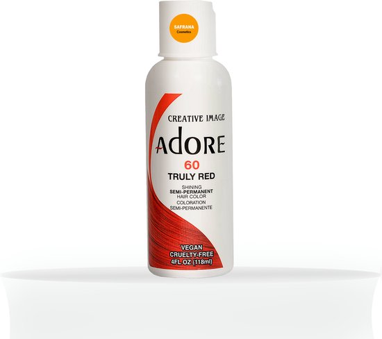 ADORE SEMI PERMANENT COLOR #60 TRULY RED 118ML | bol.com