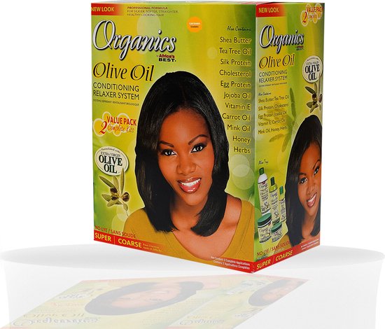 AFRICA BEST -ORGANIC-OLIVE RELAXER KIT SUPER DOUBLE | bol