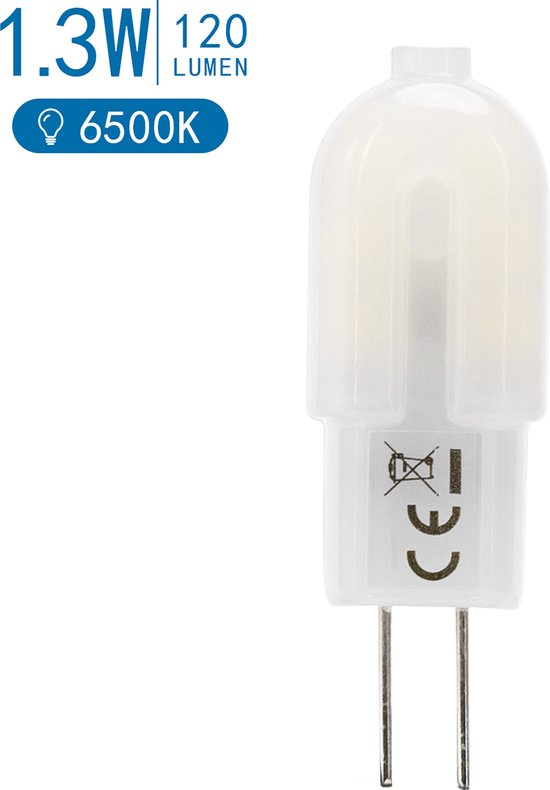 LED Lamp - Aigi - G4 Fitting - 1.3W - Helder/Koud Wit 6500K | Vervangt ...