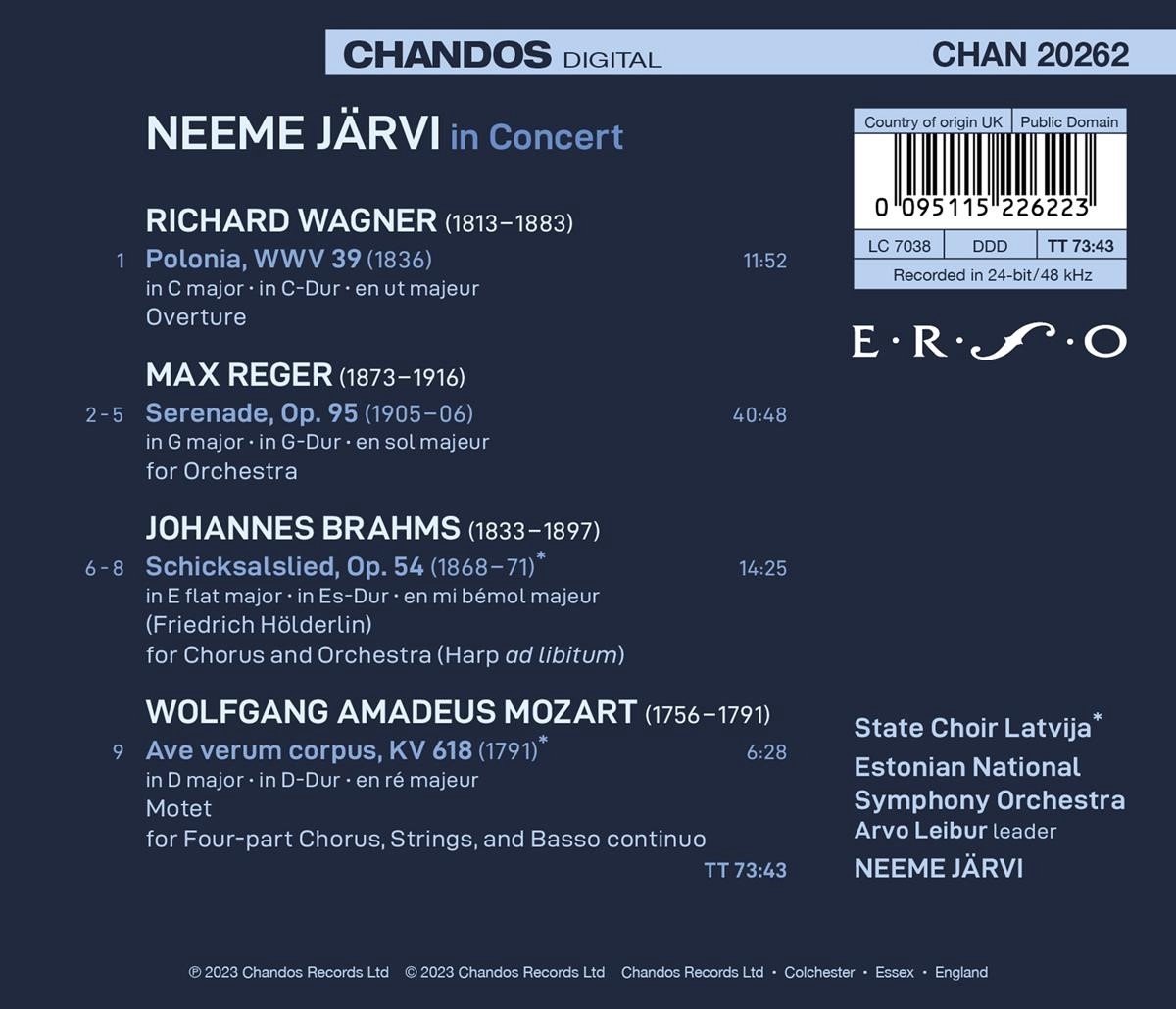 Estonian National Symphony Orchestra, Neeme Järvi - Neeme Järvi In ...