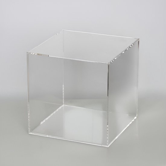 Plexiglas kubus / box | 40x40x40cm | Met afneembare deksel | bol