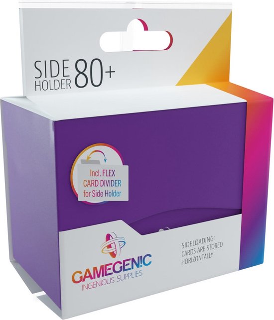 GameGen!c - Paarse 80+ Horizontale Deck Box | bol.com