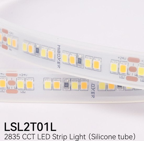 2835 Dual White LED Strip 5M (IP20/IP65) | bol.com