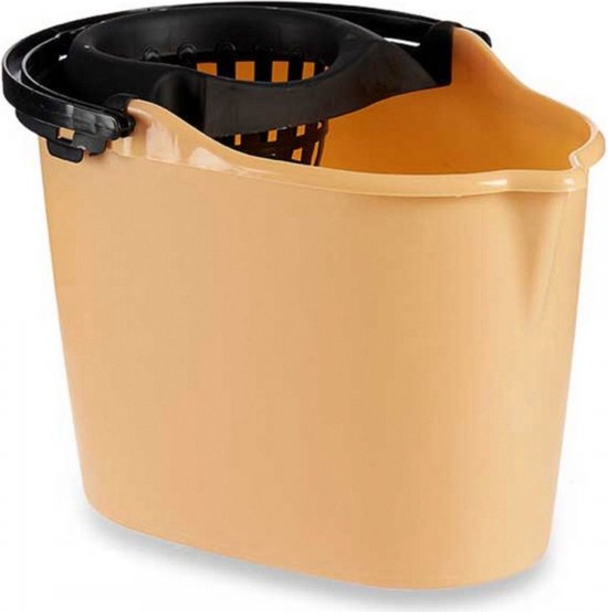 Cleaning bucket Black Beige polypropylene 15 L | bol