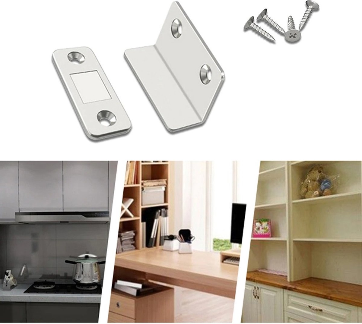 WiseGoods Luxe Set Magnetische Deurstoppers - Deurstop Met Magneet ...