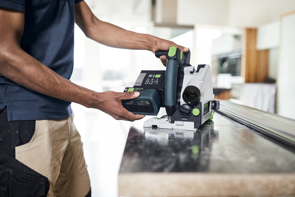Festool TSC 55 KEBI-Plus/XL-FS 18V Li-Ion accu invalcirkelzaag set (2x ...