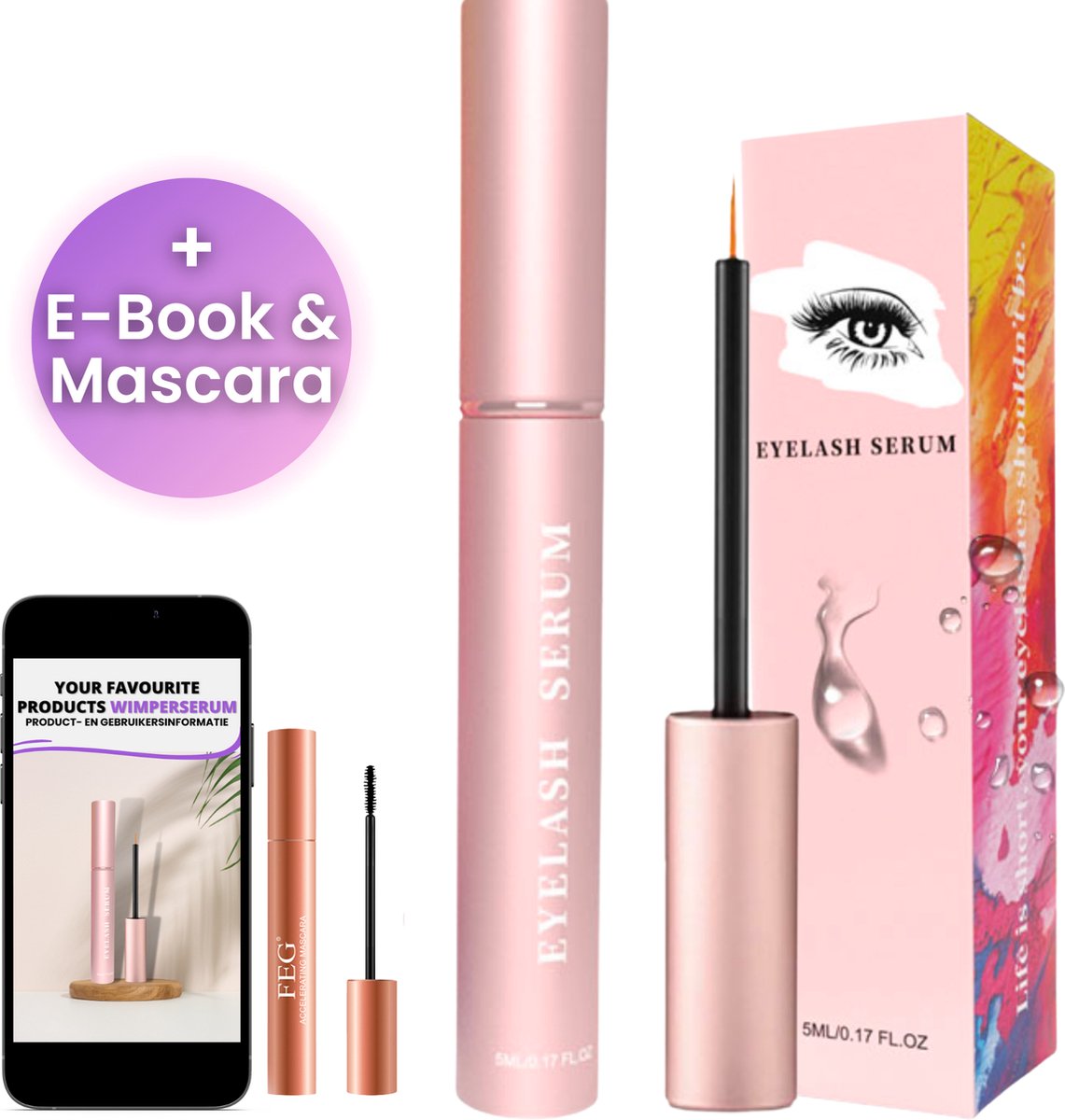 Wimperserum - Lash Serum - Wimper Lifting - Wimper Groei Serum ...