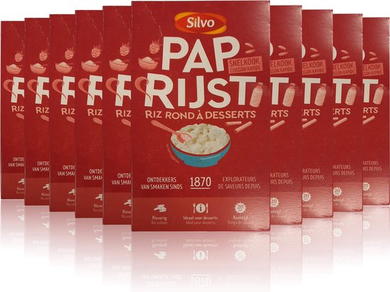 Silvo® | 10 x 400 gr Paprijst | voordeelverpakking | snelkookrijst ...