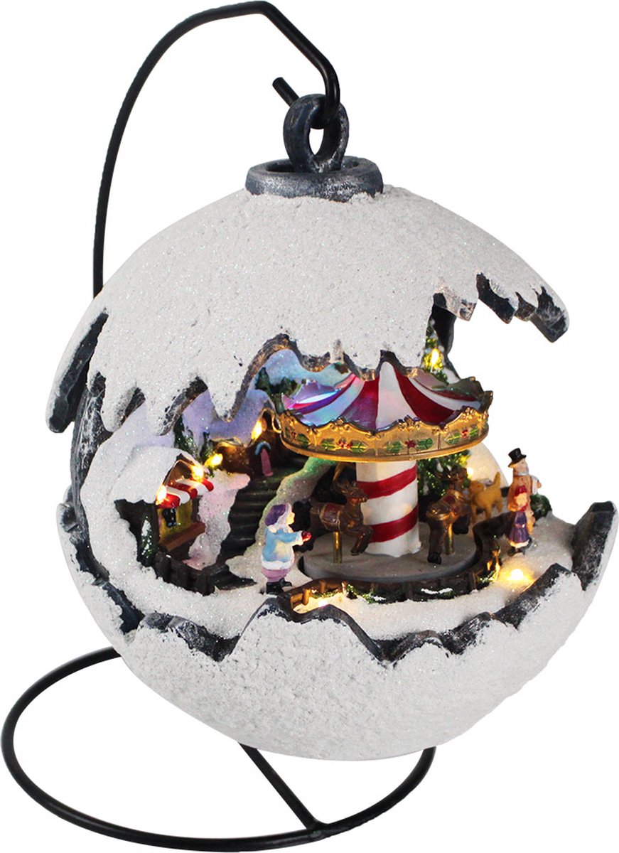 Kristmar kerstbal met led verlichting en muziek – Kerstbal met ... Kristmar kerstbal met led verlichting en muziek – Kerstbal met ...