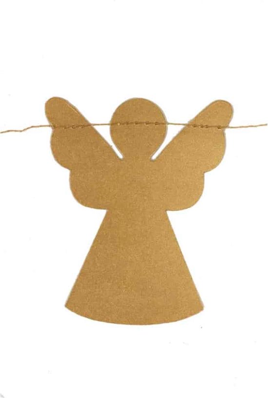 imbarro | kerstslinger | engelen | goud | papier | decoratie slinger 3 ...