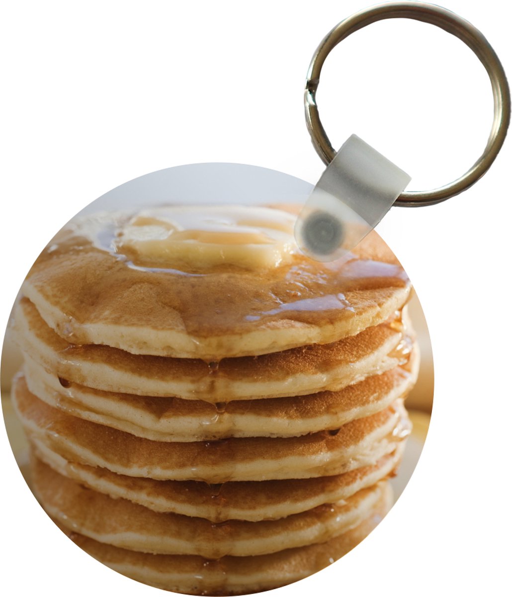 Sleutelhanger - Deze stapel van pannenkoeken is enorm zoet gemaakt met ...
