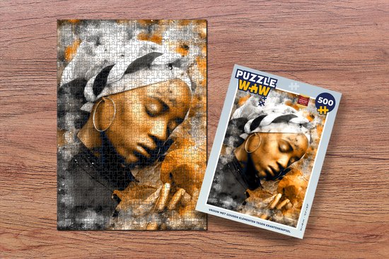 Puzzel Vrouwen - Hoofddoek - Krant - Legpuzzel - Puzzel 500 stukjes | bol