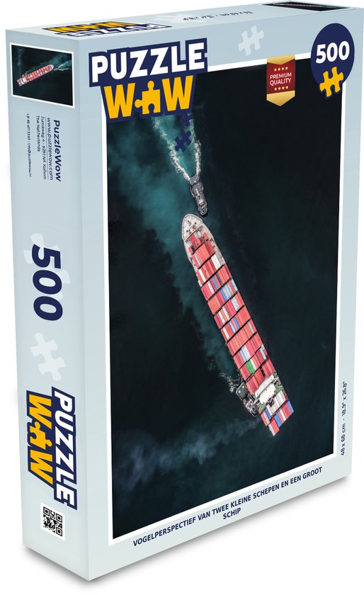 Puzzel twee kleine schepen en een groot schip - Legpuzzel - Puzzel 500 ...