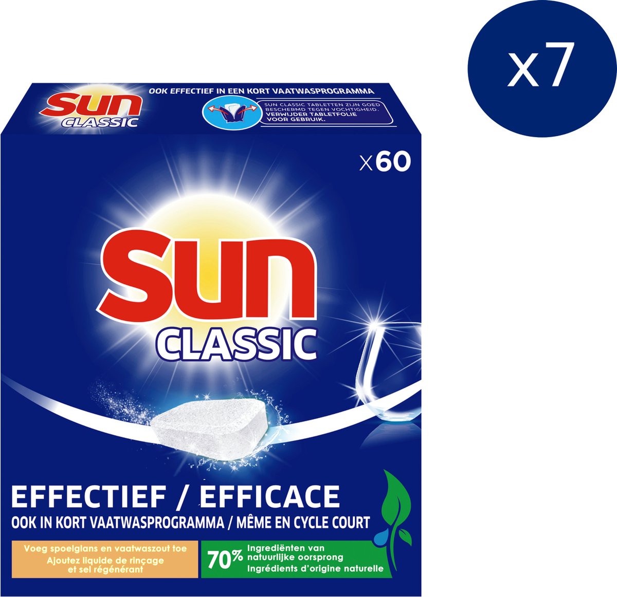 Sun Classic Vaatwastabletten 60 stuks | bol.com