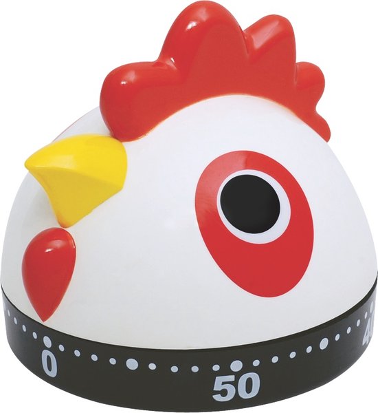 ByBas - Keukenwekker Kip - Wit | bol