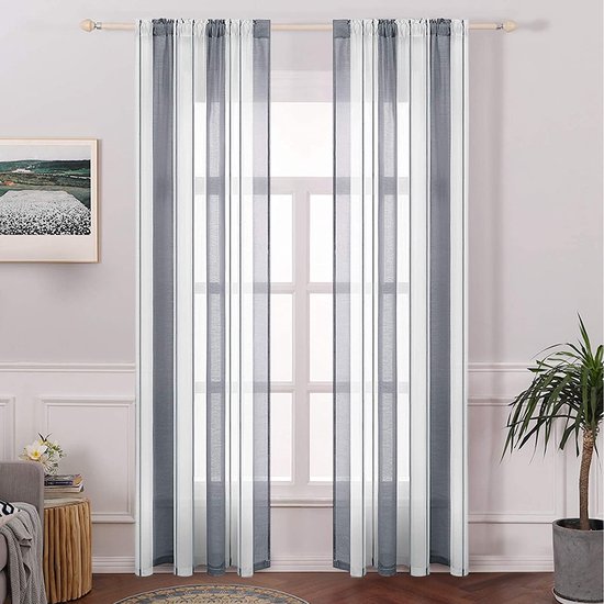 Premium Vitrage – Woonkamer Raam Accessiores – Curtains – Voile | bol