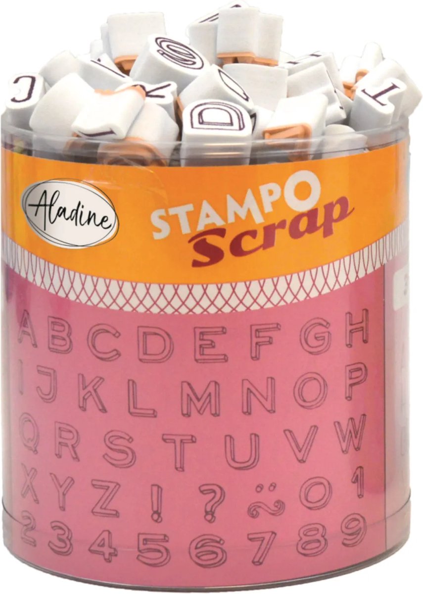 Aladine Stampo Stempel Set Letters Mini 102 stuks | bol.com