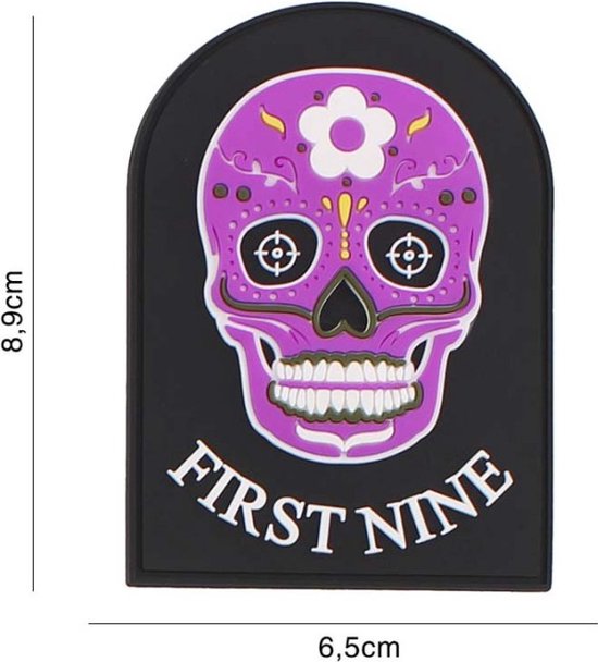 Embleem 3D PVC First Nine Roze | bol