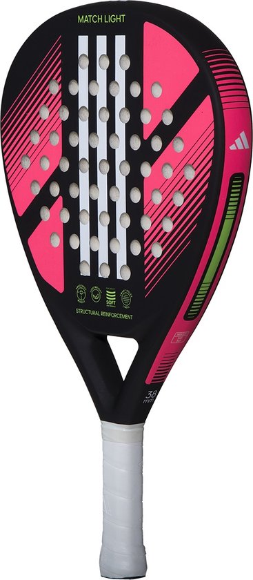 Adidas Match Light 3.2 2023 Padel Racket + Rugzak en Head Pro S Ballen ...