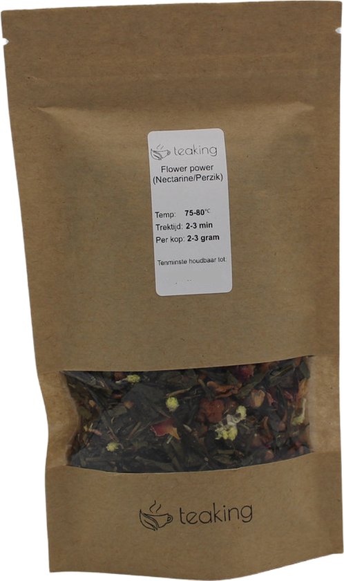 Flower power (Nectarine/Perzik) - losse thee - 50gr. | bol