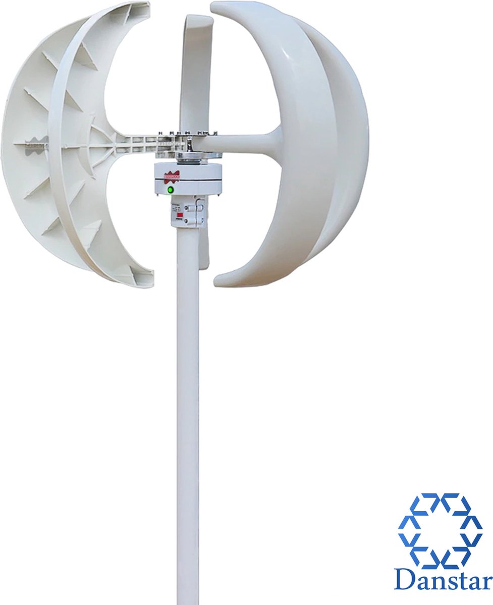 Danstar® Windmolen Met Vestigingspaal - Omvormer Inbegrepen ...