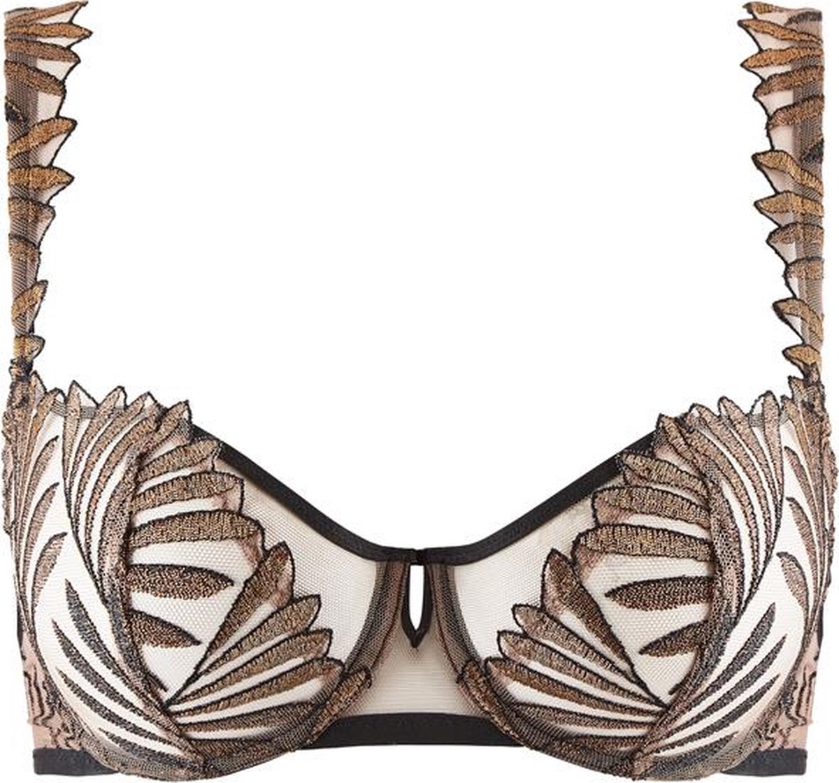 Aubade Sensory Illusion Balconette Bh RCF14 Golden Leaves - maat 75E ...
